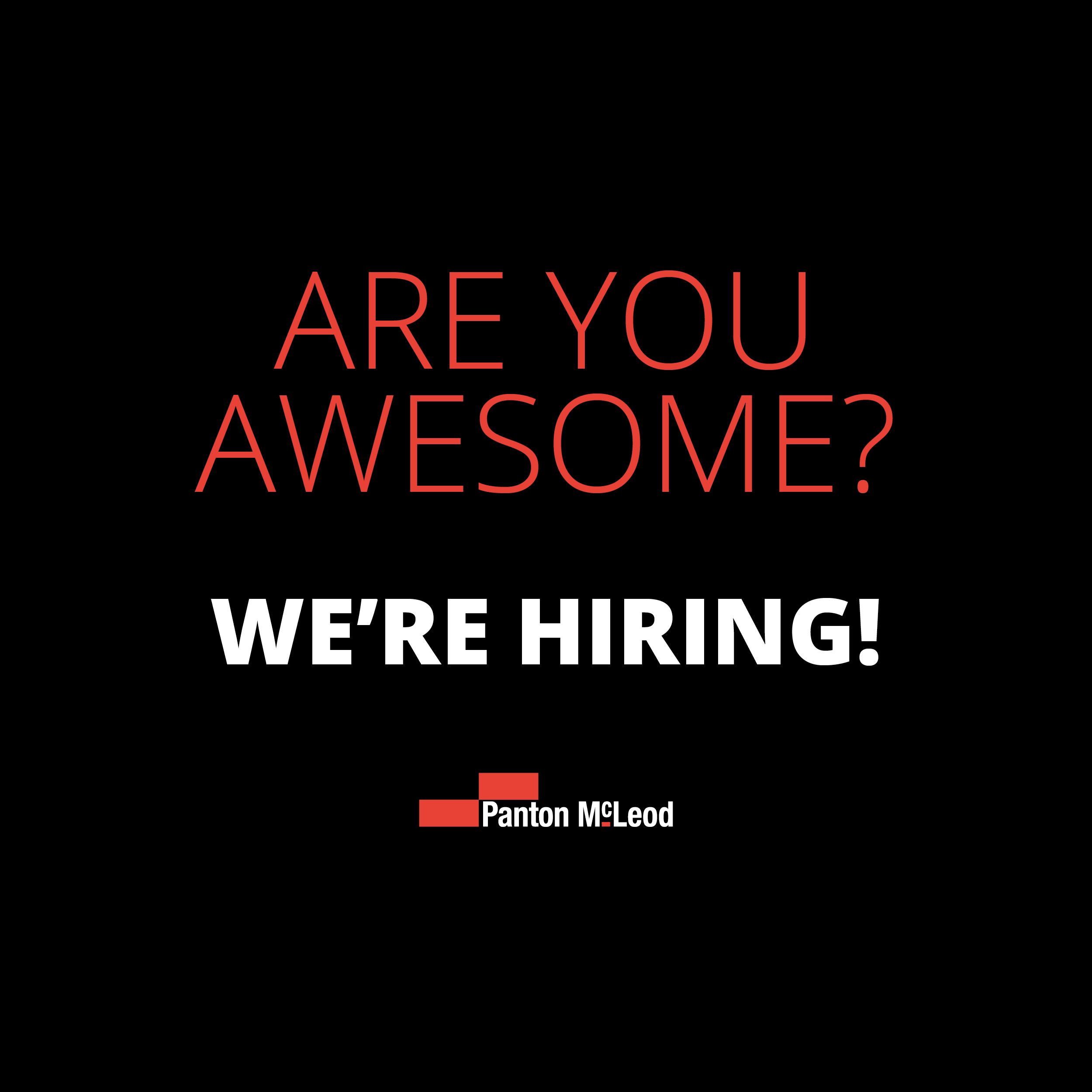 CLOSED! JOB VACANCY: Operations Technician - South Wales - Panton McLeod